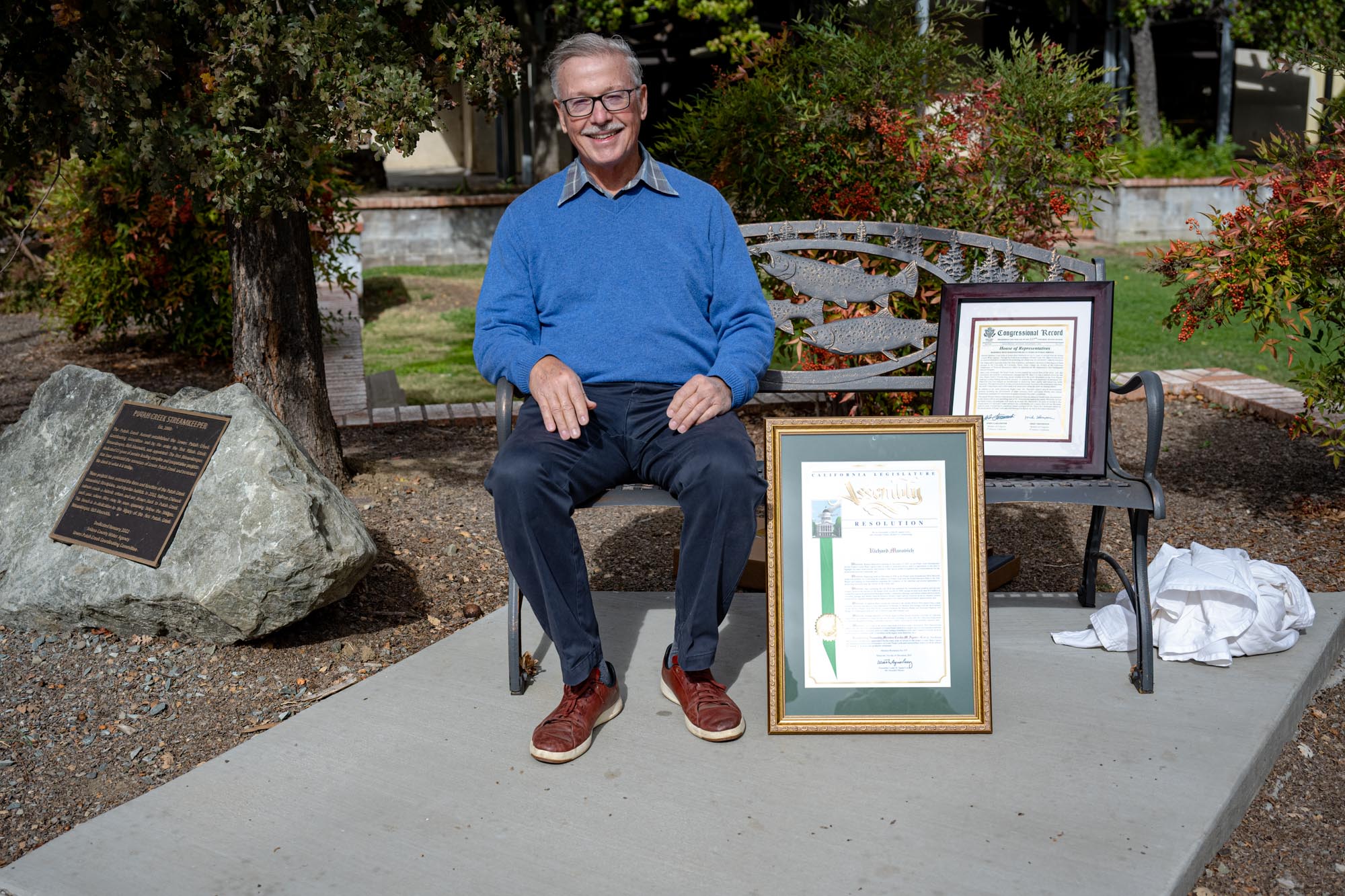 Rich Marovich honored for service to Putah Creek – Water Audit California